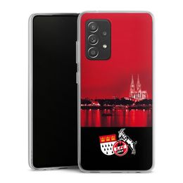 DeinDesign Galaxy A52s 5G Handy Silikon H&uuml;lle Case transparent Handyh&uuml;lle 1. Fc K&ouml;ln Official Licensed Product Skyline Silikon Case