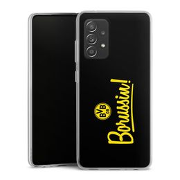 DeinDesign Galaxy A52s 5G Handy Silikon H&uuml;lle Case transparent Handyh&uuml;lle Borussia Dortmund Soccer Bvb Silikon Case
