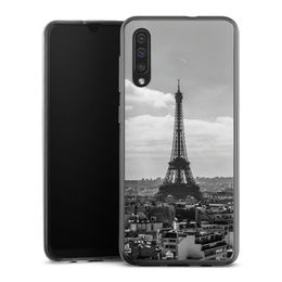 DeinDesign Galaxy A50 Handy Silikon H&uuml;lle Case transparent Handyh&uuml;lle France Paris Eiffeltour Silikon Case