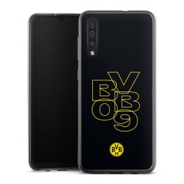 DeinDesign Galaxy A50 Handy Silikon H&uuml;lle Case transparent Handyh&uuml;lle Bvb Lettering Official Licensed Product Silikon Case