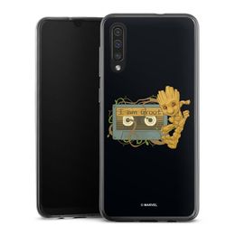 DeinDesign Galaxy A50 Handy Silikon H&uuml;lle Case transparent Handyh&uuml;lle Guardians Of The Galaxy Groot Marvel Silikon Case