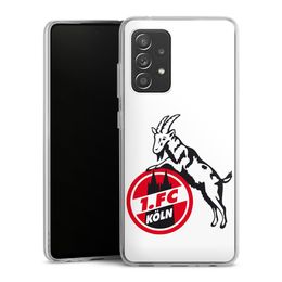 DeinDesign Galaxy A52s 5G Handy Silikon H&uuml;lle Case transparent Handyh&uuml;lle Official Licensed Product Coat Of Arms 1. Fc K&ouml;ln Silikon Case