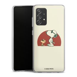 DeinDesign Galaxy A52s 5G Handy Silikon H&uuml;lle Case transparent Handyh&uuml;lle Official Licensed Product Kindheit Snoopy Silikon Case