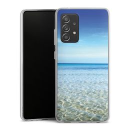 DeinDesign Galaxy A52s 5G Handy Silikon H&uuml;lle Case transparent Handyh&uuml;lle Urlaub Ocean Sky Silikon Case