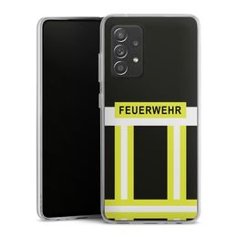 DeinDesign Galaxy A52s 5G Handy Silikon H&uuml;lle Case transparent Handyh&uuml;lle Fire Fighters Fire Fighter Job Silikon Case