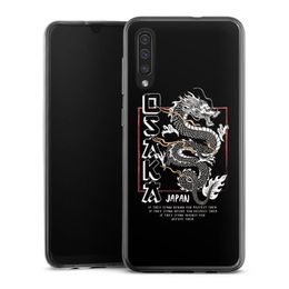 DeinDesign Galaxy A50 Handy Silikon H&uuml;lle Case transparent Handyh&uuml;lle Ocean Dragon Japan Silikon Case
