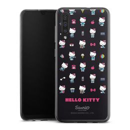 DeinDesign Galaxy A50 Handy Silikon H&uuml;lle Case transparent Handyh&uuml;lle Kindheit Merchandise Hello Kitty Silikon Case