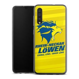 DeinDesign Galaxy A50 Handy Silikon H&uuml;lle Case transparent Handyh&uuml;lle Official Licensed Product Rhein-Neckar-L&ouml;wen Rnl Silikon Case