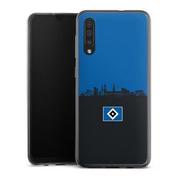 DeinDesign Galaxy A50 Handy Silikon H&uuml;lle Case transparent Handyh&uuml;lle Hsv Skyline Hamburg Silikon Case