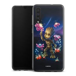 DeinDesign Galaxy A50 Handy Silikon H&uuml;lle Case transparent Handyh&uuml;lle Baby Groot Marvel Guardians Of The Galaxy Silikon Case