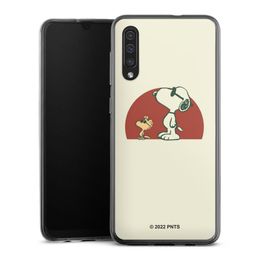 DeinDesign Galaxy A50 Handy Silikon H&uuml;lle Case transparent Handyh&uuml;lle Snoopy Official Licensed Product Kindheit Silikon Case