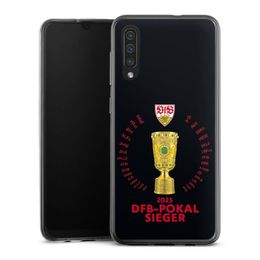 DeinDesign Galaxy A50 Handy Silikon H&uuml;lle Case transparent Handyh&uuml;lle Trophy Official Licensed Product Vfb Stuttgart Silikon Case