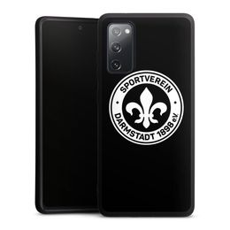 DeinDesign Galaxy S20 FE Handy Premium Silikon H&uuml;lle Handyh&uuml;lle schwarz Case Sv Darmstadt 98 Official Licensed Product Logo Silikon Premium Case