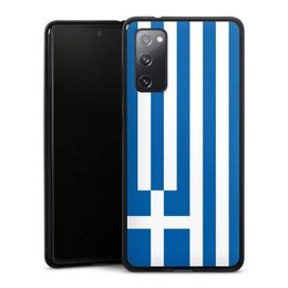 DeinDesign Galaxy S20 FE 5G Handy Silikon H&uuml;lle Case schwarz Handyh&uuml;lle Greece Flag