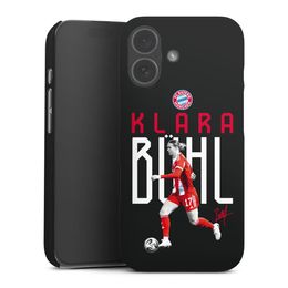 DeinDesign iPhone 17 Handy Premium Case Smartphone Handyh&uuml;lle Schutzh&uuml;lle gl&auml;nzend Fc Bayern M&uuml;nchen Klara B&uuml;hl Official Licensed Product Premium Case