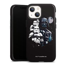 DeinDesign iPhone 13 Mini Handy Panzer Handyh&uuml;lle robuste Outdoor H&uuml;lle Schutzh&uuml;lle gl&auml;nzend Weltall Star Wars Movie Tough Case