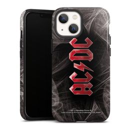 DeinDesign iPhone 13 Mini Handy Panzer Handyh&uuml;lle robuste Outdoor H&uuml;lle Schutzh&uuml;lle gl&auml;nzend Merchandise Acdc Logo Tough Case