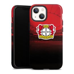 DeinDesign iPhone 13 Mini Handy Panzer Handyh&uuml;lle robuste Outdoor H&uuml;lle Schutzh&uuml;lle gl&auml;nzend Bayer 04 Leverkusen Official Licensed Product Stadium Tough Case