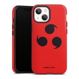 DeinDesign iPhone 13 Mini Handy Panzer Handyh&uuml;lle robuste Outdoor H&uuml;lle Schutzh&uuml;lle gl&auml;nzend Official Licensed Product Naruto Shippuden Sharingan Tough Case