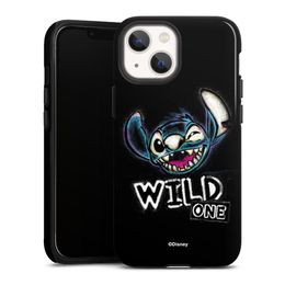 DeinDesign iPhone 13 Mini Handy Panzer Handyh&uuml;lle robuste Outdoor H&uuml;lle Schutzh&uuml;lle gl&auml;nzend Lilo & Stitch Disney Official Licensed Product Tough Case