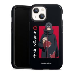DeinDesign iPhone 13 Mini Handy Panzer Handyh&uuml;lle robuste Outdoor H&uuml;lle Schutzh&uuml;lle gl&auml;nzend Official Licensed Product Itachi Uchiha Naruto Shippuden Tough Case