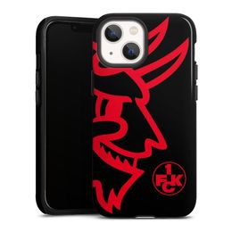 DeinDesign iPhone 13 Mini Handy Panzer Handyh&uuml;lle robuste Outdoor H&uuml;lle Schutzh&uuml;lle gl&auml;nzend 1. Fc Kaiserslautern Logo Official Licensed Product Tough Case
