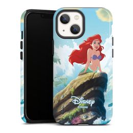 DeinDesign iPhone 13 Mini Handy Panzer Handyh&uuml;lle robuste Outdoor H&uuml;lle Schutzh&uuml;lle gl&auml;nzend Official Licensed Product Arielle Die Meerjungfrau Mermaid Tough 