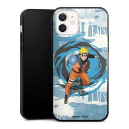 DeinDesign iPhone 12 Handy Slim Case extra d&uuml;nn Silikon Handyh&uuml;lle schwarz H&uuml;lle Manga Naruto Shippuden Official Licensed Product Silikon Slim Case
