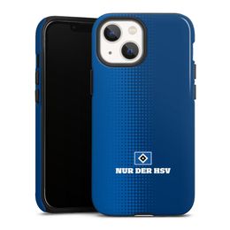 DeinDesign iPhone 13 Mini Handy Panzer Handyh&uuml;lle robuste Outdoor H&uuml;lle Schutzh&uuml;lle gl&auml;nzend Hsv Logo Official Licensed Product Tough Case