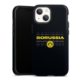 DeinDesign iPhone 13 Mini Handy Panzer Handyh&uuml;lle robuste Outdoor H&uuml;lle Schutzh&uuml;lle gl&auml;nzend Official Licensed Product Bvb Borussia Dortmund Tough Case