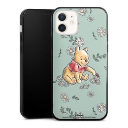 DeinDesign iPhone 12 Handy Slim Case extra d&uuml;nn Silikon Handyh&uuml;lle schwarz H&uuml;lle Official Licensed Product Disney Winnie The Pooh Silikon Slim Case