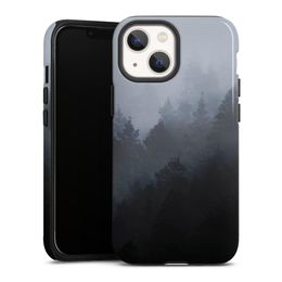 DeinDesign iPhone 13 Mini Handy Panzer Handyh&uuml;lle robuste Outdoor H&uuml;lle Schutzh&uuml;lle gl&auml;nzend Tree Nature Kunst Tough Case