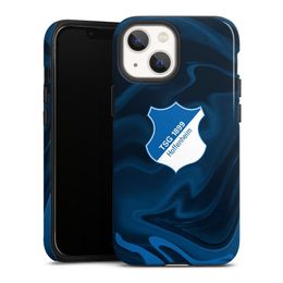 DeinDesign iPhone 13 Mini Handy Panzer Handyh&uuml;lle robuste Outdoor H&uuml;lle Schutzh&uuml;lle gl&auml;nzend Official Licensed Product Jersey Tsg 1899 Hoffenheim Tough Case
