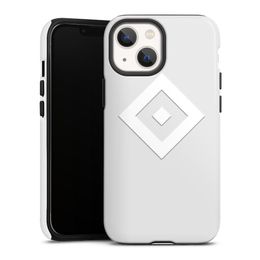DeinDesign iPhone 13 Mini Handy Panzer Handyh&uuml;lle robuste Outdoor H&uuml;lle Schutzh&uuml;lle gl&auml;nzend Hsv Hamburger Sv Coat Of Arms Tough Case
