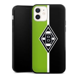 DeinDesign iPhone 12 Handy Slim Case extra d&uuml;nn Silikon Handyh&uuml;lle schwarz H&uuml;lle Gladbach Bundesliga Borussia M&ouml;nchengladbach Silikon Slim Case