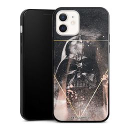 DeinDesign iPhone 12 Handy Slim Case extra d&uuml;nn Silikon Handyh&uuml;lle schwarz H&uuml;lle Darth Vader Official Licensed Product Star Wars Silikon Slim Case