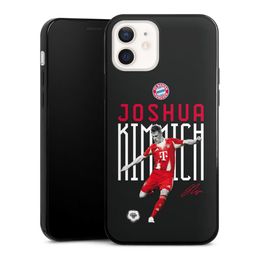 DeinDesign iPhone 12 Handy Slim Case extra d&uuml;nn Silikon Handyh&uuml;lle schwarz H&uuml;lle Fc Bayern M&uuml;nchen Official Licensed Product Kimmich Silikon Slim Case