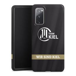 DeinDesign Galaxy S20 FE 5G Handy Panzer Handyh&uuml;lle robuste Outdoor H&uuml;lle Schutzh&uuml;lle gl&auml;nzend Thw Kiel Handball Merchandise Tough Case