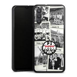 DeinDesign Galaxy A32 5G Handy Silikon H&uuml;lle Case schwarz Handyh&uuml;lle Retro Eintracht Frankfurt Official Licensed Product