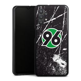 DeinDesign Galaxy A32 5G Handy Silikon H&uuml;lle Case schwarz Handyh&uuml;lle H96 Hannover 96 Coat Of Arms