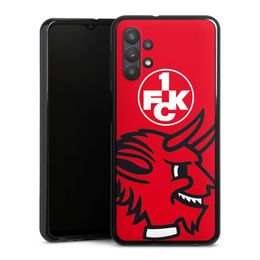 DeinDesign Galaxy A32 5G Handy Silikon H&uuml;lle Case schwarz Handyh&uuml;lle 1. Fck Devil 1. Fc Kaiserslautern