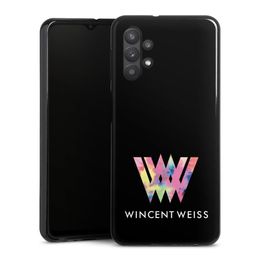 DeinDesign Galaxy A32 5G Handy Silikon H&uuml;lle Case schwarz Handyh&uuml;lle Official Licensed Product Wincent Weiss Music