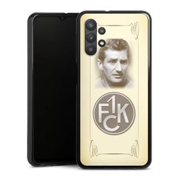 DeinDesign Galaxy A32 5G Handy Silikon H&uuml;lle Case schwarz Handyh&uuml;lle Logo 1. Fc Kaiserslautern Fritz Walter