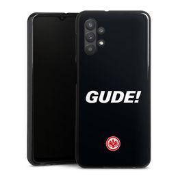DeinDesign Galaxy A32 5G Handy Silikon H&uuml;lle Case schwarz Handyh&uuml;lle Bundesliga Official Licensed Product Eintracht Frankfurt