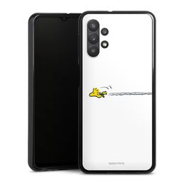 DeinDesign Galaxy A32 5G Handy Silikon H&uuml;lle Case schwarz Handyh&uuml;lle Peanuts Children Official Licensed Product