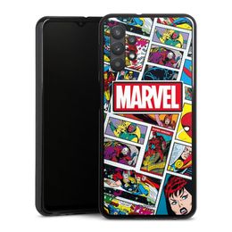 DeinDesign Galaxy A32 5G Handy Silikon H&uuml;lle Case schwarz Handyh&uuml;lle Muster Comic Marvel