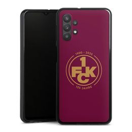 DeinDesign Galaxy A32 5G Handy Silikon H&uuml;lle Case schwarz Handyh&uuml;lle 125 Jahre 1. Fc Kaiserslautern 1. Fck