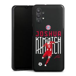 DeinDesign Galaxy A32 5G Handy Silikon H&uuml;lle Case schwarz Handyh&uuml;lle Fc Bayern M&uuml;nchen Official Licensed Product Kimmich