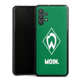 DeinDesign Galaxy A32 5G Handy Silikon H&uuml;lle Case schwarz Handyh&uuml;lle Moin Official Licensed Product Sv Werder Bremen