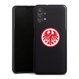 DeinDesign Galaxy A32 5G Handy Silikon H&uuml;lle Case schwarz Handyh&uuml;lle Logo Eintracht Frankfurt Sge